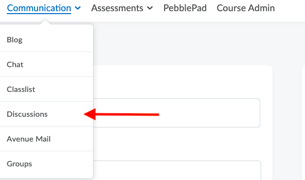 How do I start or reply to a discussion thread? – Avenue Help